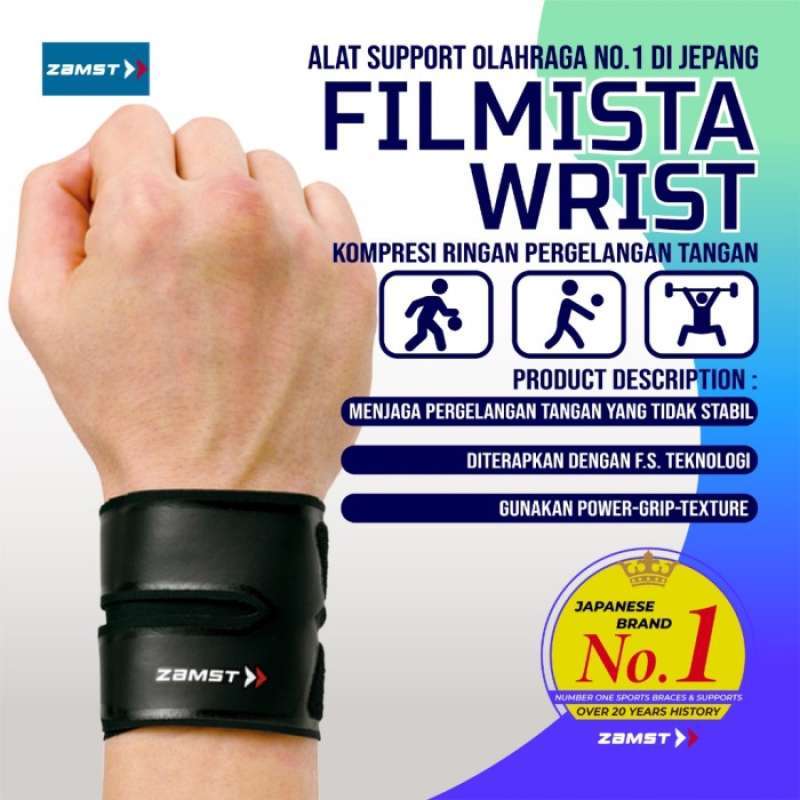 Promo Wrist Filmistar Deker Pergelangan Tangan Zamst Original Japan Diskon 23% di Seller ...