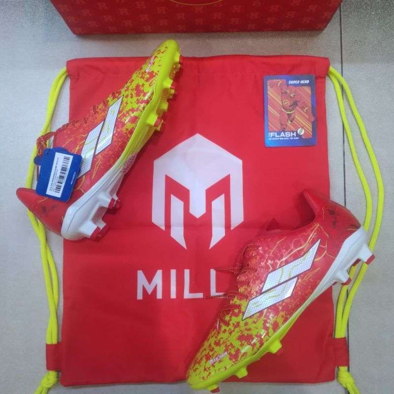 Jual Mills Sepatu bola kaki Xyclops Speedfreak Sonic Pack FG di Seller ...