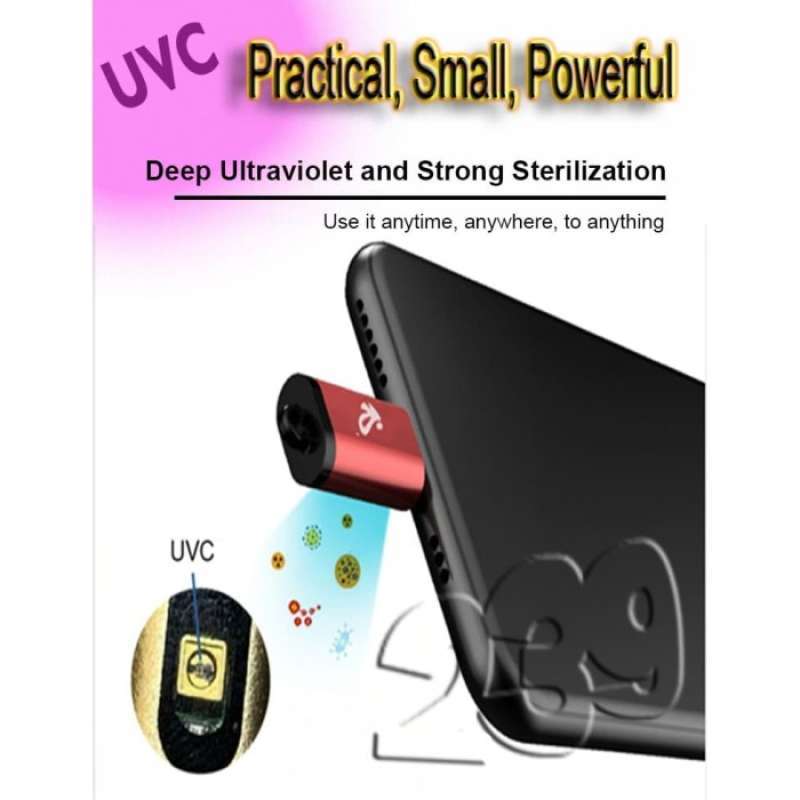 Promo Alat Sterilisasi UVC / UVC Sterilizer / USB UVC / Lampu UVC - Type C Diskon 28% di Seller ...