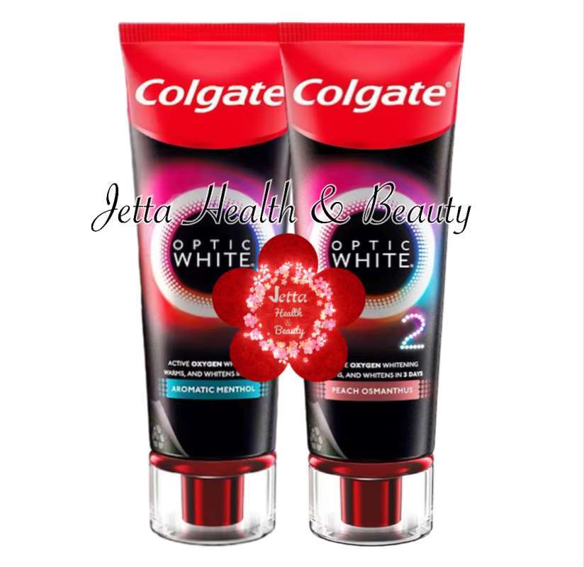 Promo Colgate Optic White O2 Active Oxygen Whitening Aromatic Menthol ...