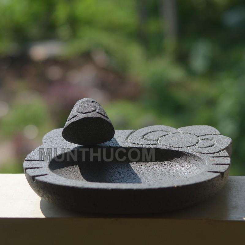 Jual Cobek Hello Kitty Batu Kali V2.0 Ulekan Pita Diameter 28cm di ...