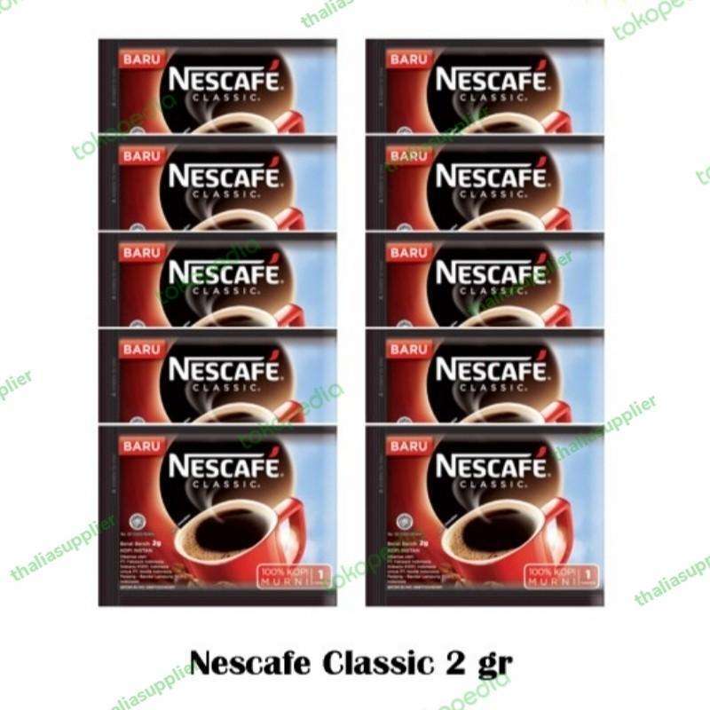 Jual NESCAFE CLASSIC 2GR X 60PCS, BUBUK KOPI NIKMAT KEMASAN SACHET di ...
