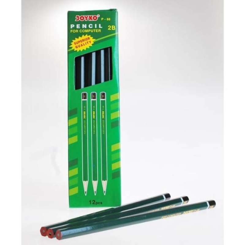 Jual [PACK] Pencil / Pensil 2B Hitam - Joyko P-88 MURAH di Seller BELI ...