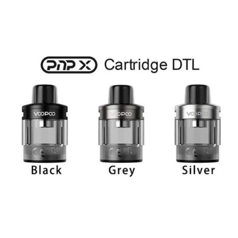 Jual Cartridge Voopoo PNP X DTL Pod NO COIL EMPTY Tank by Voopoo / PNP ...