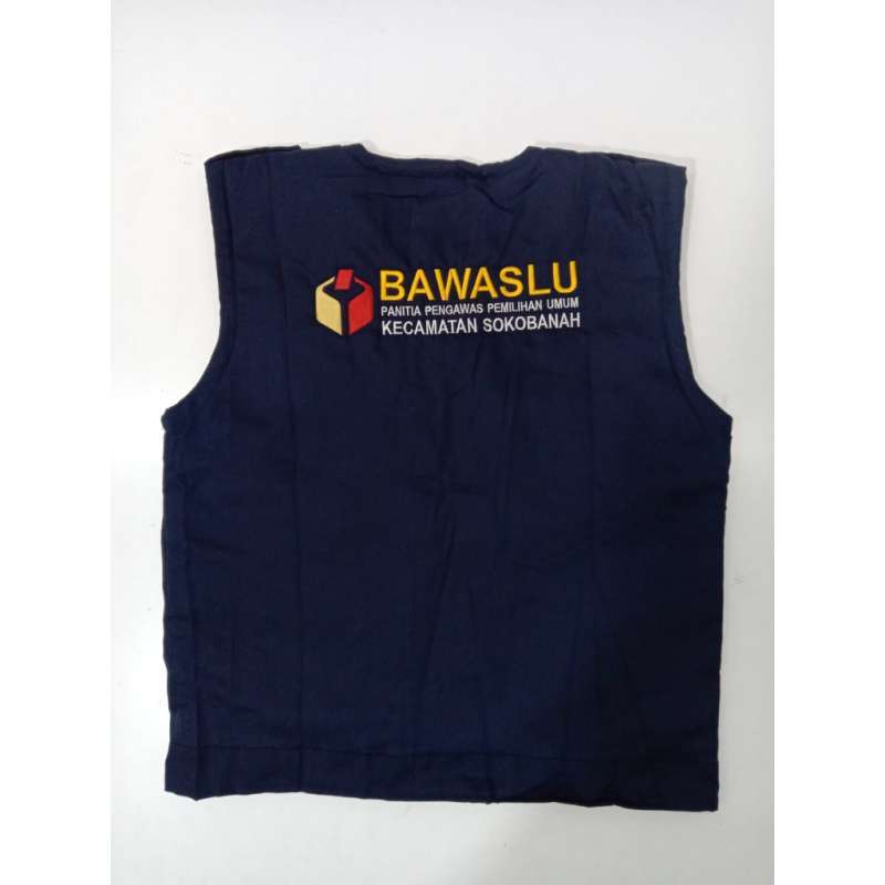 Jual Rompi bordir custom / rompi custom bordir / vest outdoor / rompi ...