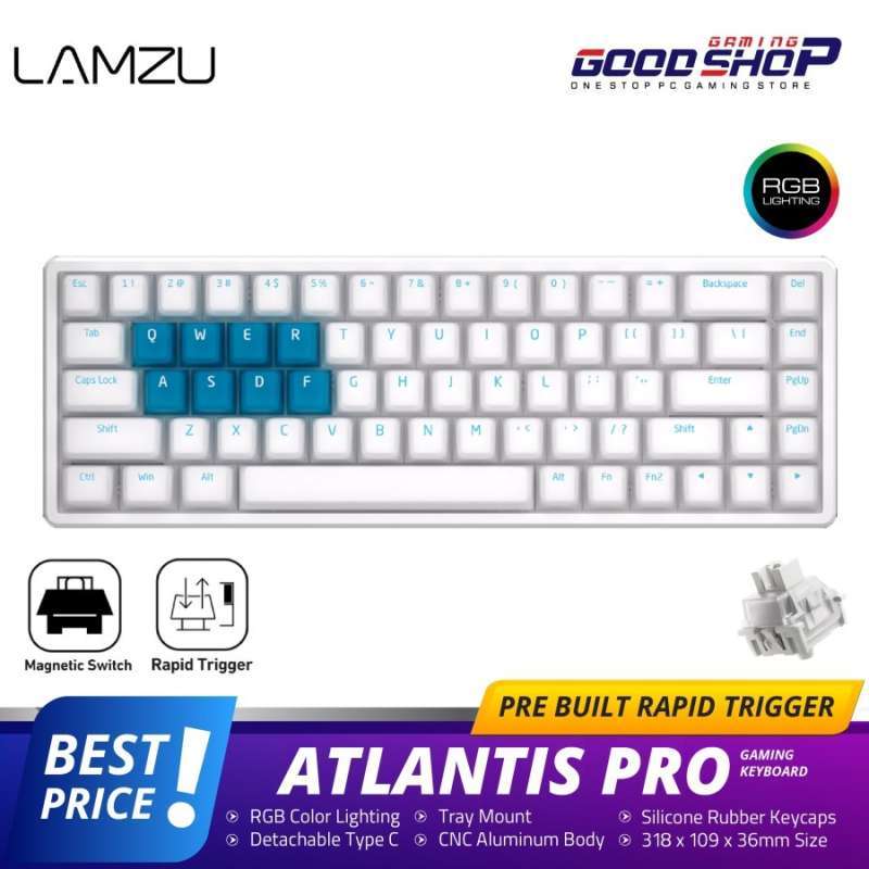 Jual Lamzu Atlantis Pro Keyboard 65% Rapid Trigger Mechanical Keyboard di Seller GOOD GAMING ...