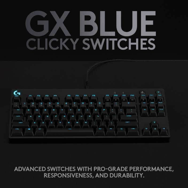 Jual Logitech G Pro Clicky Keyboard Gaming Mechanical TKL RGB for ...