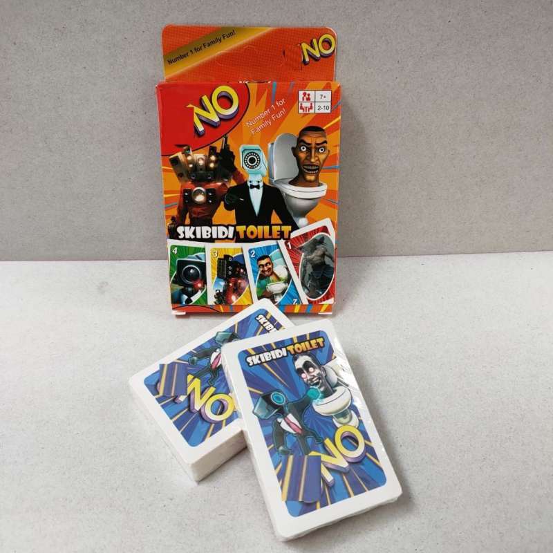 Jual Permainan Kartu Board Game Karakter Skibidi Toilet - Family Game ...