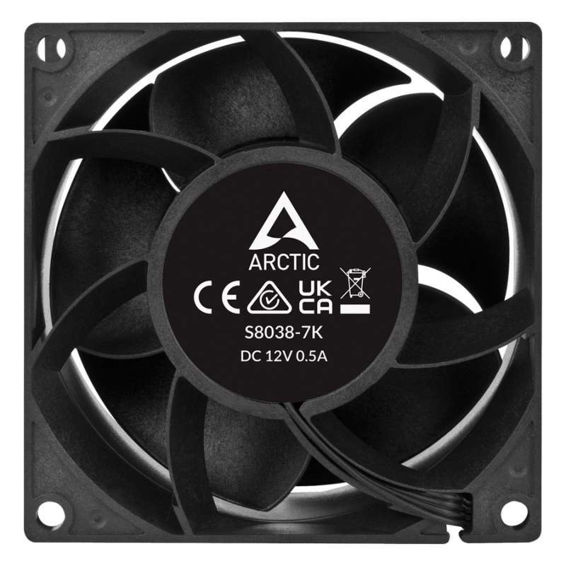 Promo Fan Arctic S8038-7k High-performance 80mm 7000 Rpm Pwm Server Fan ...