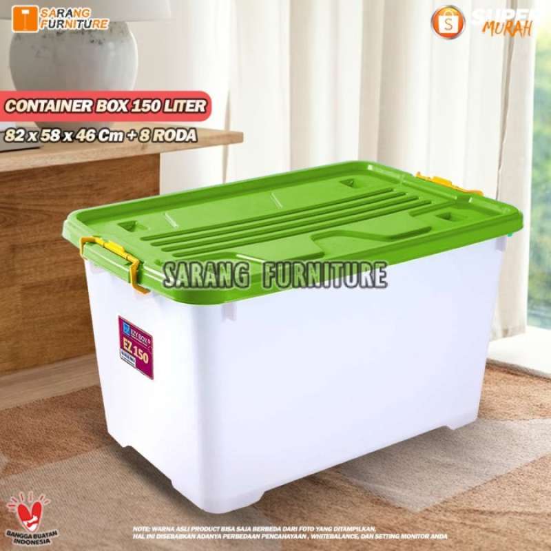 Promo Ezy Storage 150 Liter Container Box Kontainer Box Tempat Kotak ...