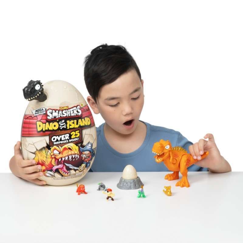 Promo Zuru Smashers Dino Island Series 5 Mega Big 100% Diskon 23% di ...