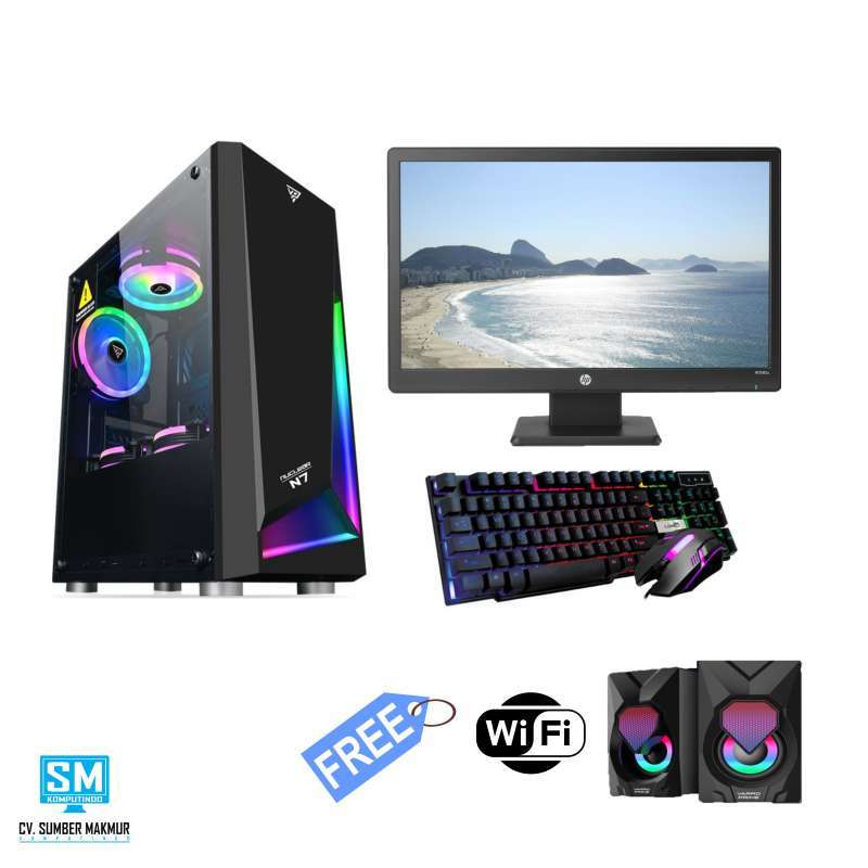 Jual Komputer | Pc Gaming Editing Core I5 Ram 8gb Ssd 128gb Hdd 500gb ...