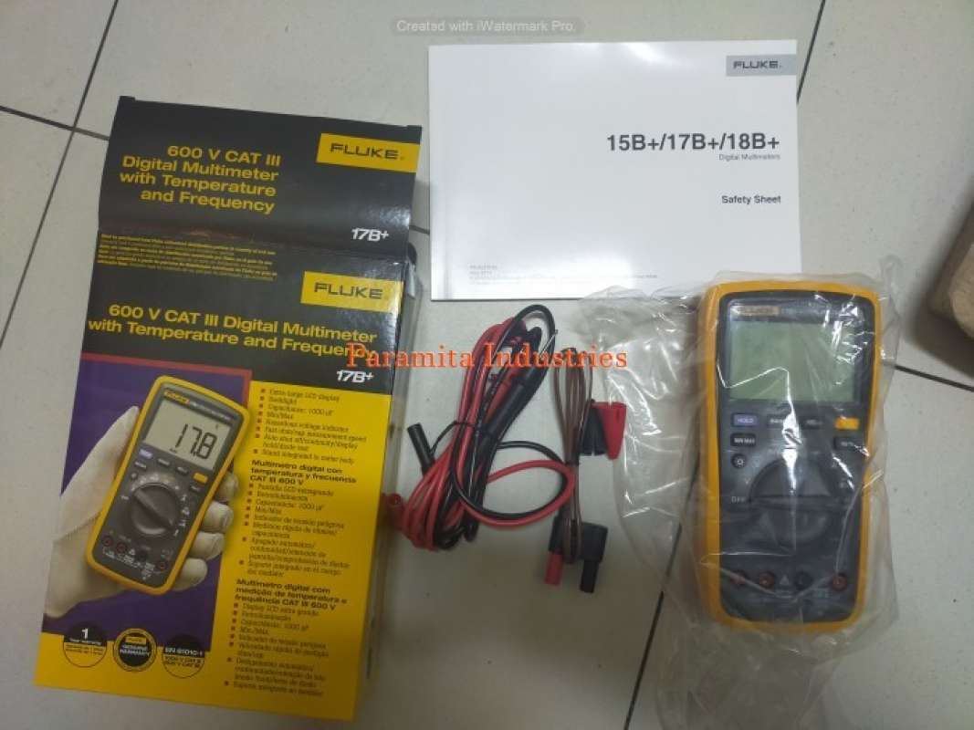 Promo FLUKE 17B PLUS DIGITAL MULTIMETERS MULTIMETER - MIYAUUUUSHP14 ...