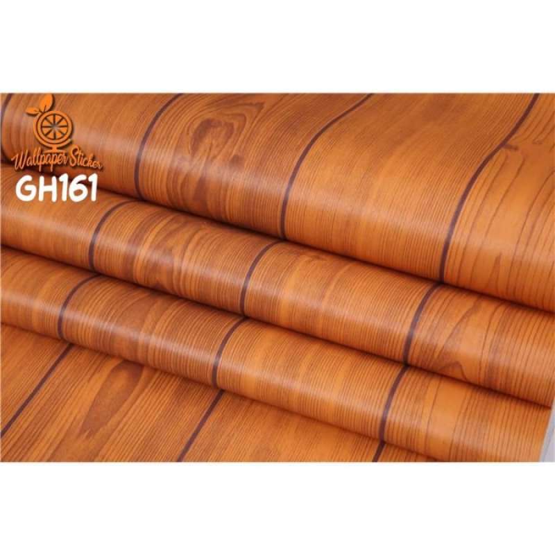 Jual Home Wallpaper Sticker Dinding Kayu Garis Tua 45cm X 10 M Di