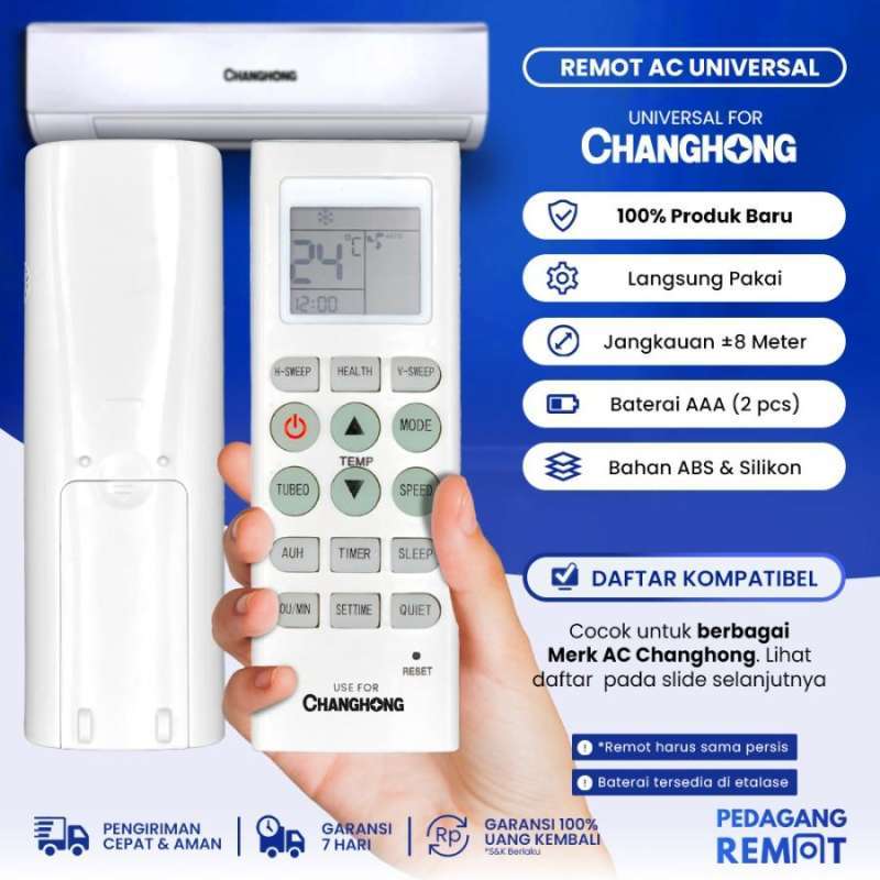 Promo Remot Remote Ac Changhong Multi Universal Kkg9b-ch Diskon 15% Di ...