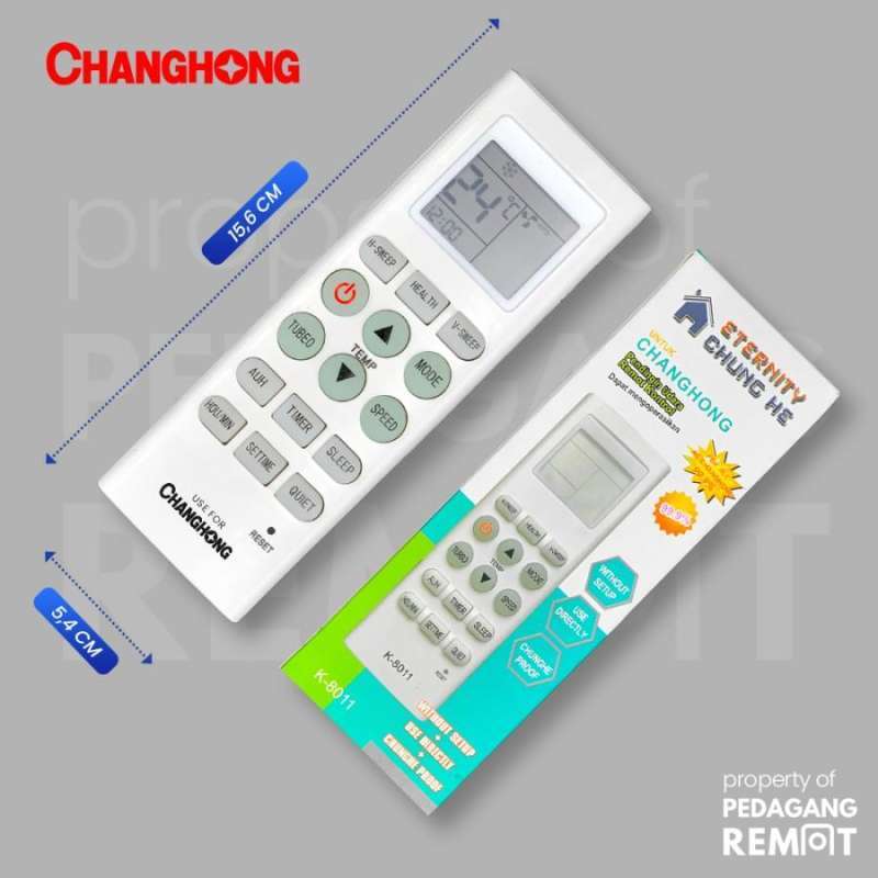 Promo Remot Remote Ac Changhong Multi Universal Kkg9b-ch Diskon 15% Di ...