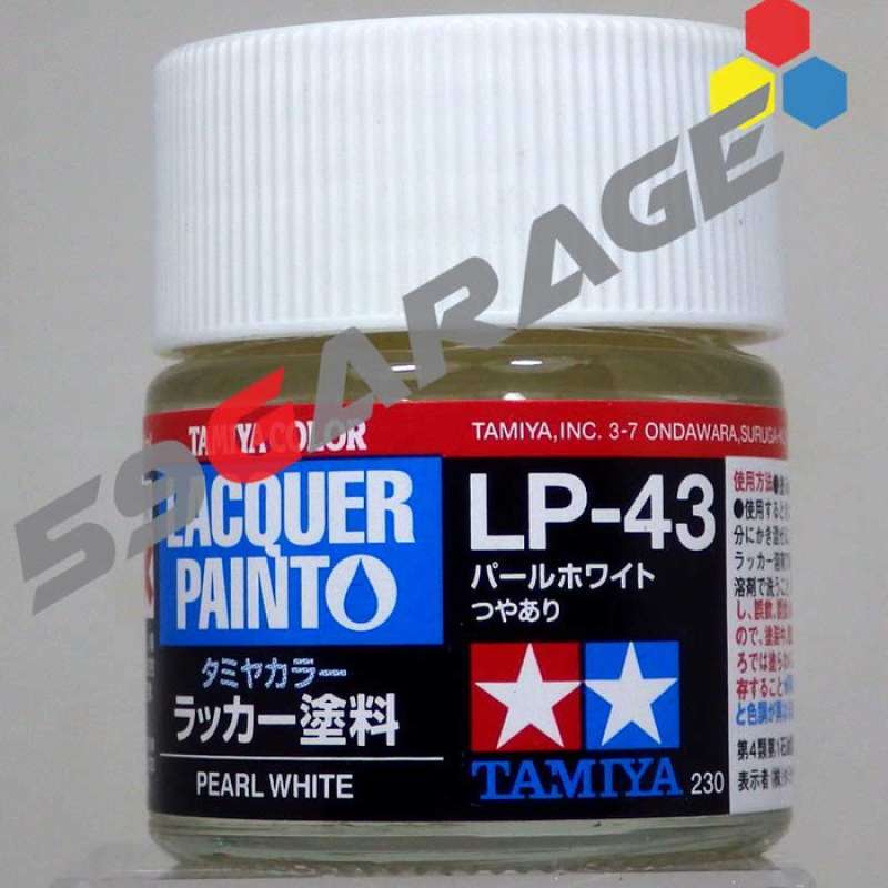Promo Tamiya Lacquer Lp 43 Pearl White - Cat Model Kit Gundam Diskon 9% ...