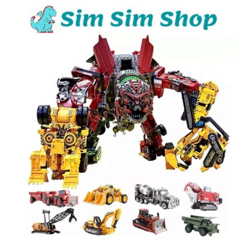 Promo Figure Robot Transformers Deformation Devastator Combiner 8 In 1 ...