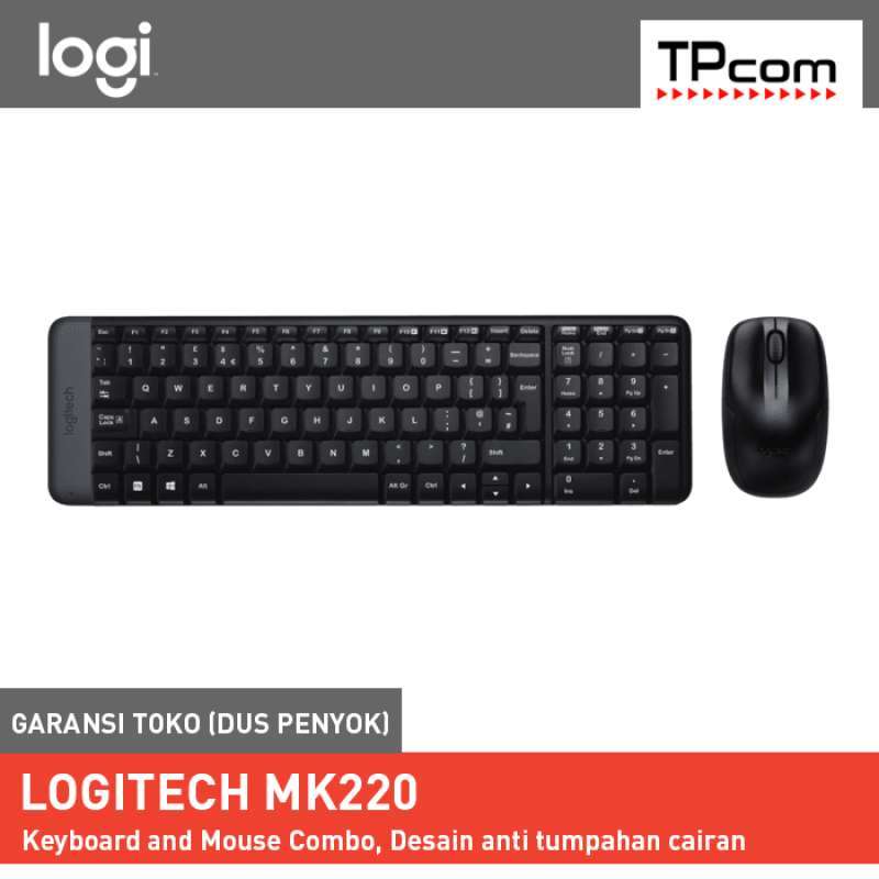Promo Logitech Keyboard + Mouse Mk220 [dus Penyok] Diskon 28% Di Seller ...