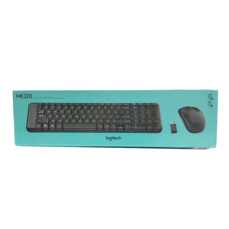 Promo Logitech Keyboard + Mouse Mk220 [dus Penyok] Diskon 28% Di Seller ...