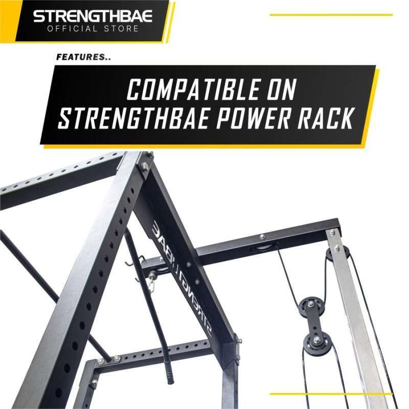 Jual Pulldown & Row Attachment Strengthbae Power Rack Cable Pull Down ...