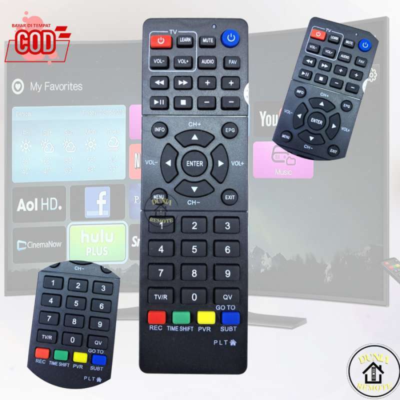 Promo Remote Set Top Box Dvb T2 Multi Receiver Matrix Tanaka Mola Dll ...