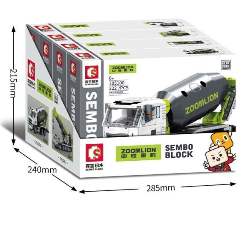 Promo Mainan Edukasi Bricks Balok Lego Mobil Konstruksi Zoomlion ...