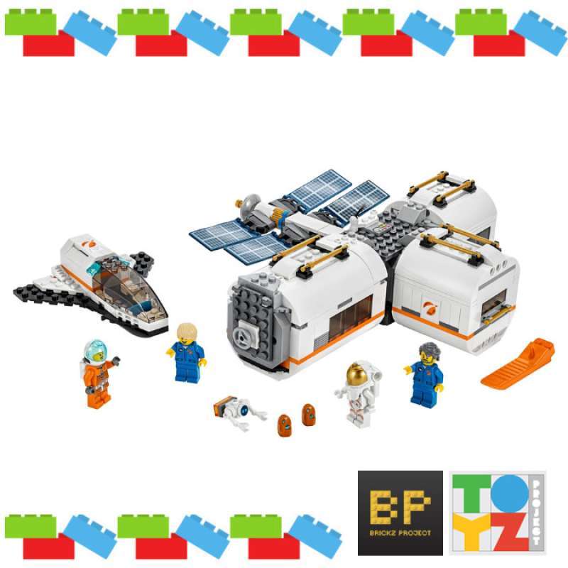 Promo Lego 60227 City Lunar Space Station Modular Exclusive Solar Panel ...