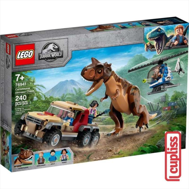 Promo Lego Jurassic World 76941 Carnotaurus Dinosaur Chase Diskon 50% ...