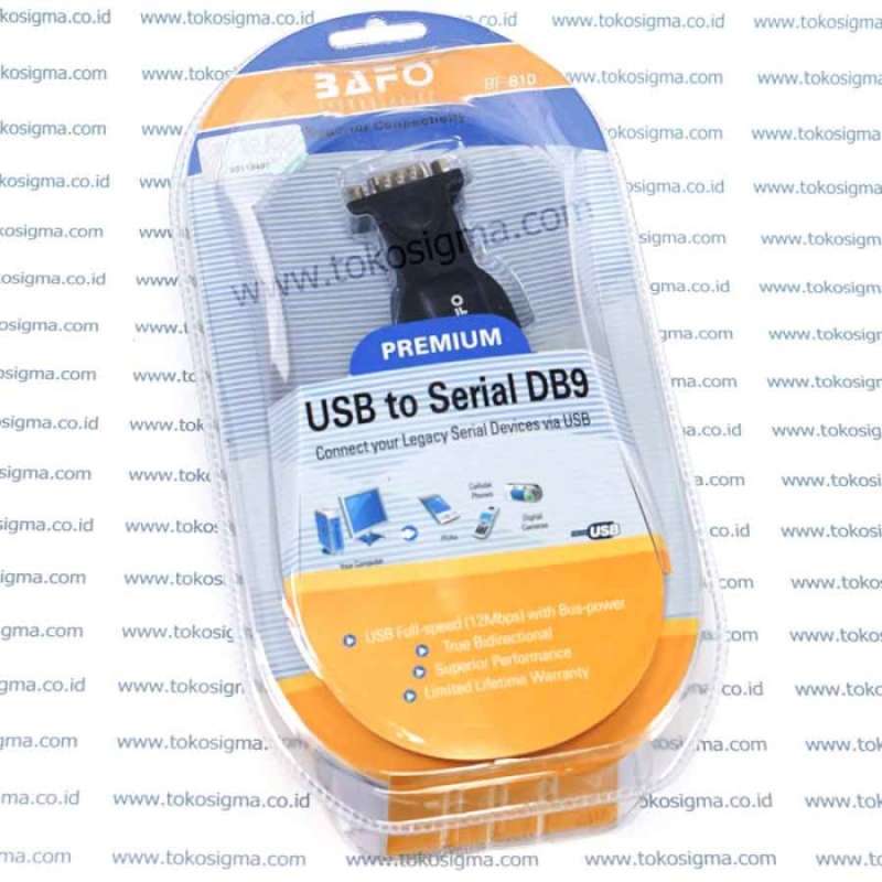 Promo Bafo Bf-810 Usb To Serial Db9 Adapter Diskon 23% Di Seller ...