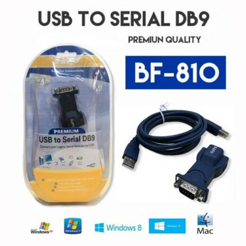 Promo Bafo Bf-810 Usb To Serial Db9 Adapter Diskon 23% Di Seller ...