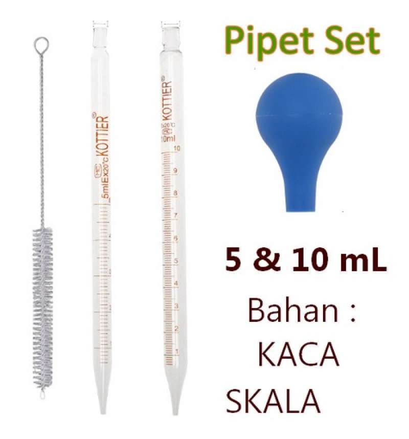 Promo Pipet Ukur / Maat Pipet Kaca / Dropper Pipette / Pipet Tetes ...