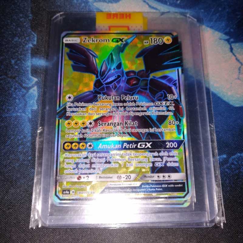 Promo Kartu Pokemon Tcg Id Indonesia As4a Zekrom Gx Sr Diskon 23% Di Seller Megariya ...