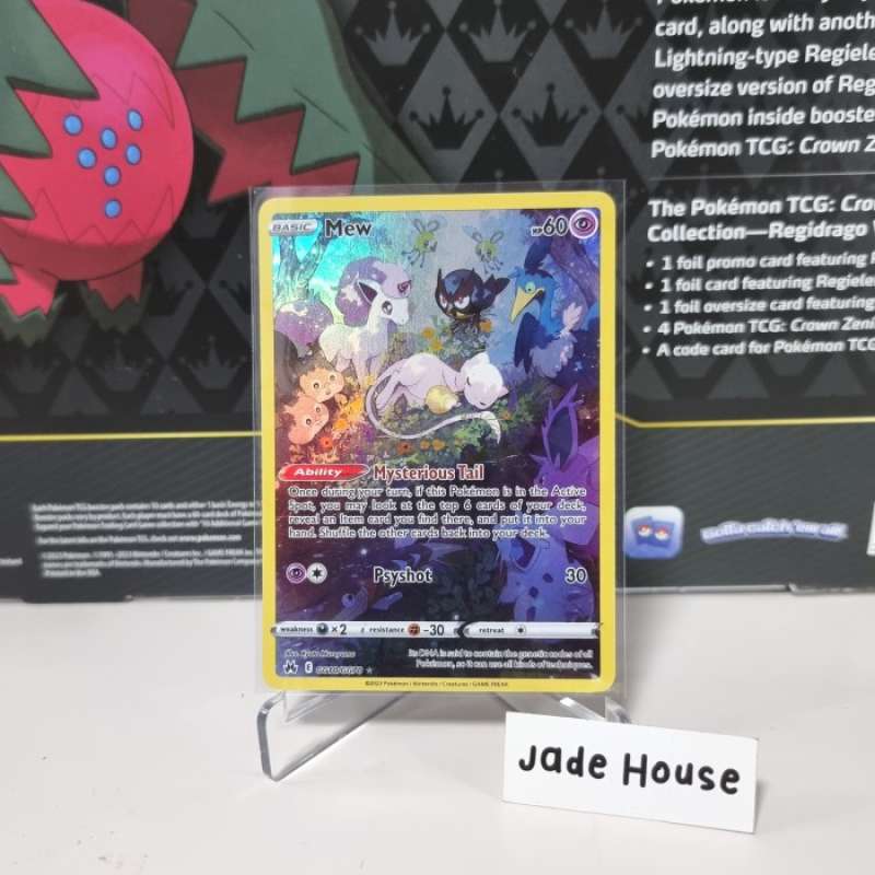 Promo Mew Gg10/gg70 (crown Zenith) - Kartu Pokemon Tcg English Diskon ...