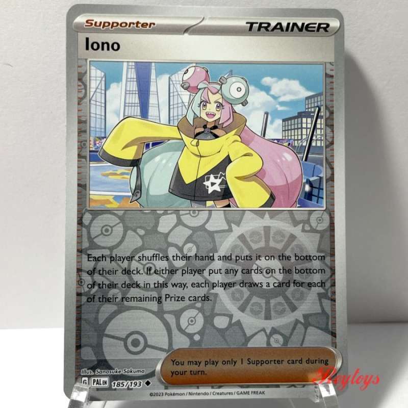 Promo Pokemon Tcg Paldea Evoed Palen - 185 Lono ( Rh / Basic ) Diskon ...
