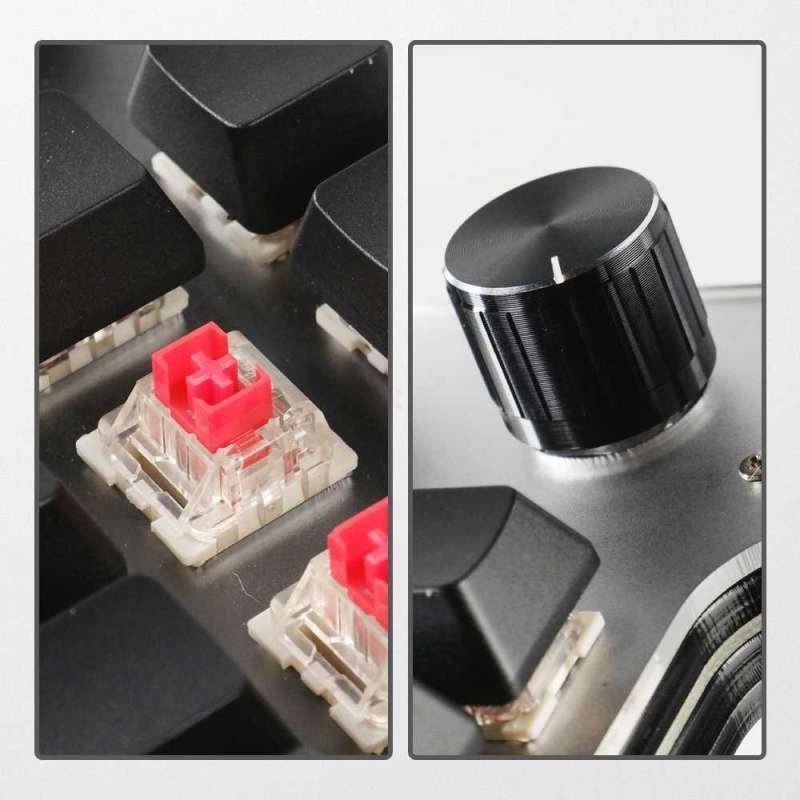 Jual Magideal Keyboard Mechanical Macro Gaming Shortcut Wired Md-12b ...