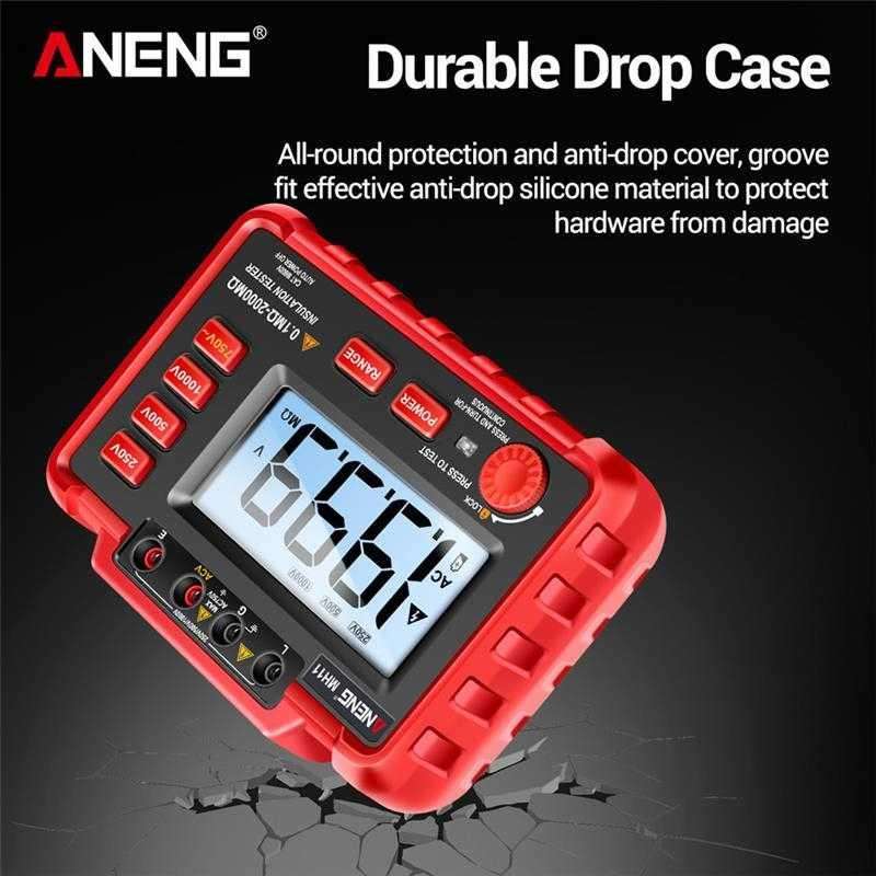 Jual Digital Megger Megohmmeter 250/500/1000v 2000 Mega Ohm Mh11 Tespen ...