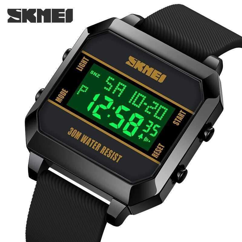 Jual Jam Tangan Digital Pria 1848 Pria Terbaru Aesthetic Kotak Casual ...
