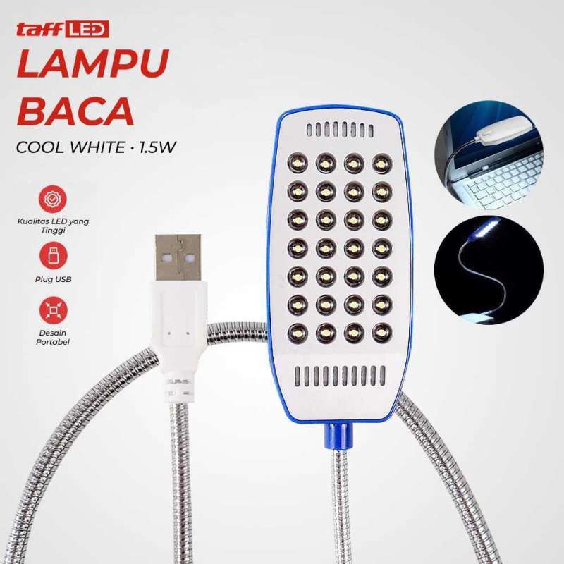Jual Goodland Lampu Baca Mini Led Usb Cool White 1.5w With Switch Lzy ...