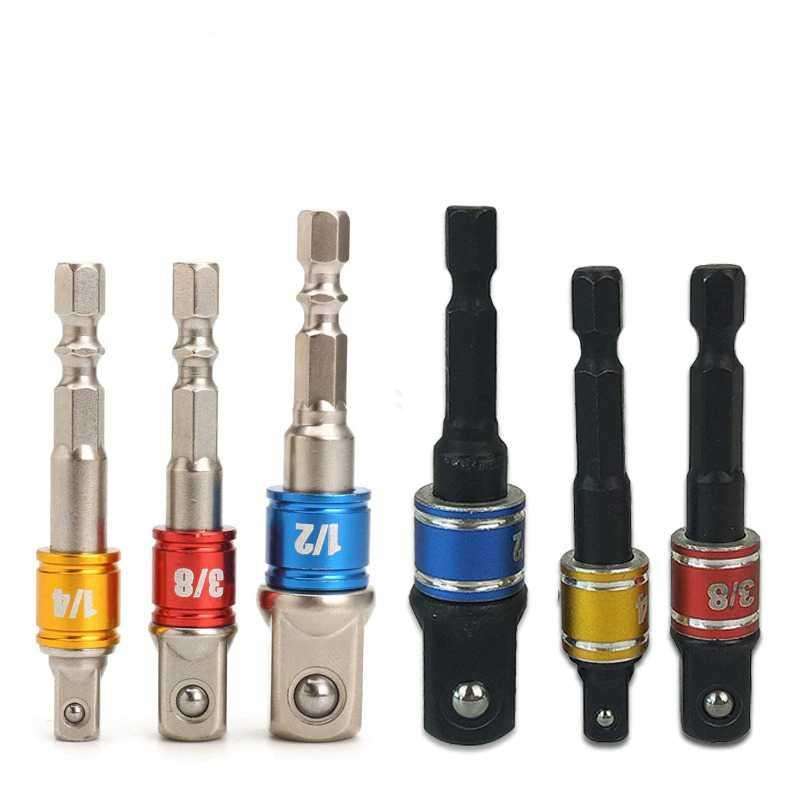 Jual Feiming Mata Bor Elektrik Adapter Extension Bits Hex 1/4 3/8 1/2 3 ...