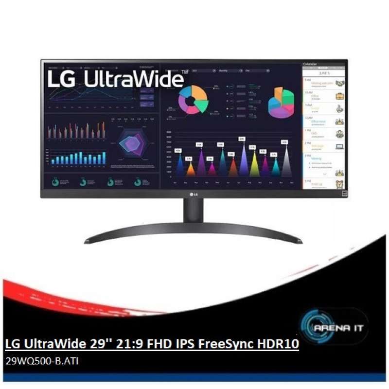 Promo Lg Ultrawide 29wq500-b 29'' 21:9 Uw Fhd Ips Monitor Amd Freesync ...