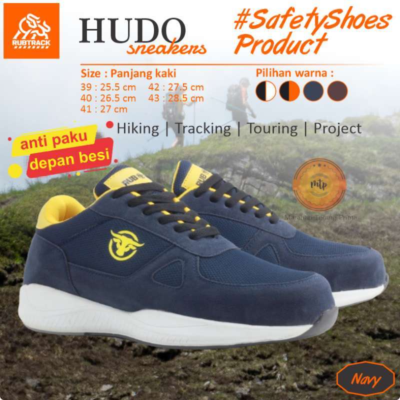 Jual Rubtrack Hudo Man Series Safety Shoes Sepatu Ujung Besi Pria Anti ...