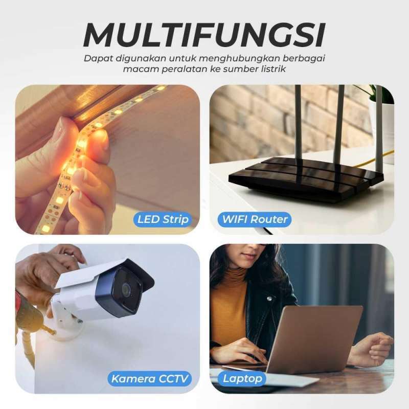 Jual Lincoiah Adaptor 12.6v 1.5a Wall Dc Plug Dcsp Laptop Portable Ac ...