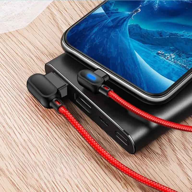 Jual Ugi Kabel Data Multifungsi Fast Charging L Shape Braided 5v/2a 1m ...