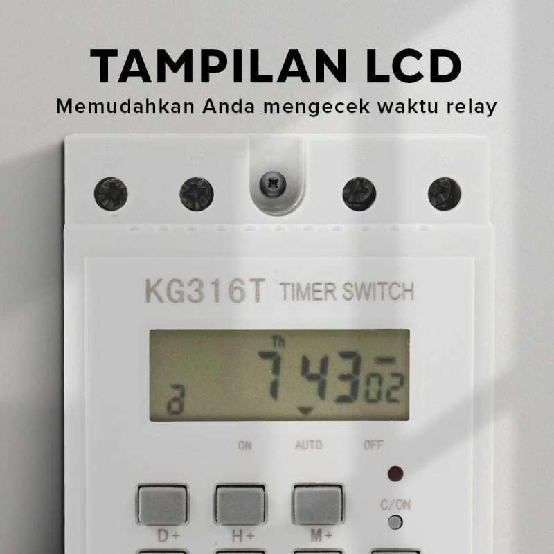 Promo Sinotimer Programmable Digital Timer Switch Relay 32 Program 220v ...