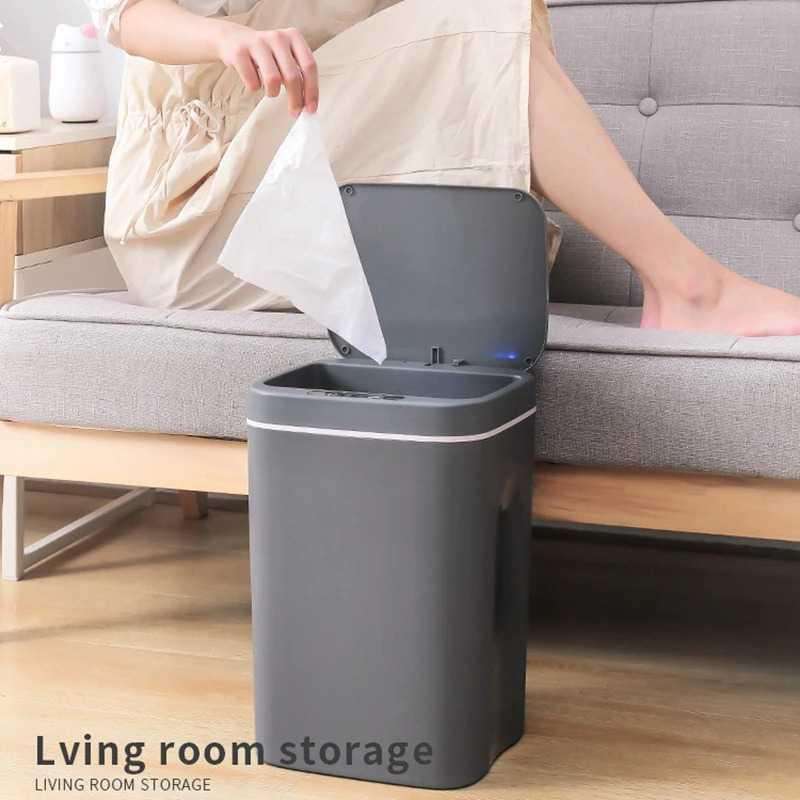 Jual Houseware Tempat Sampah Smart Motion Sensor Battery Ver 16l 8622 ...