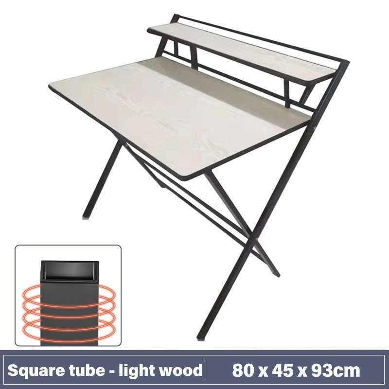 Jual Meja Lipat Portable Meja Kerja Meja Bela - ⬛80cm-tabung Persegi Di ...