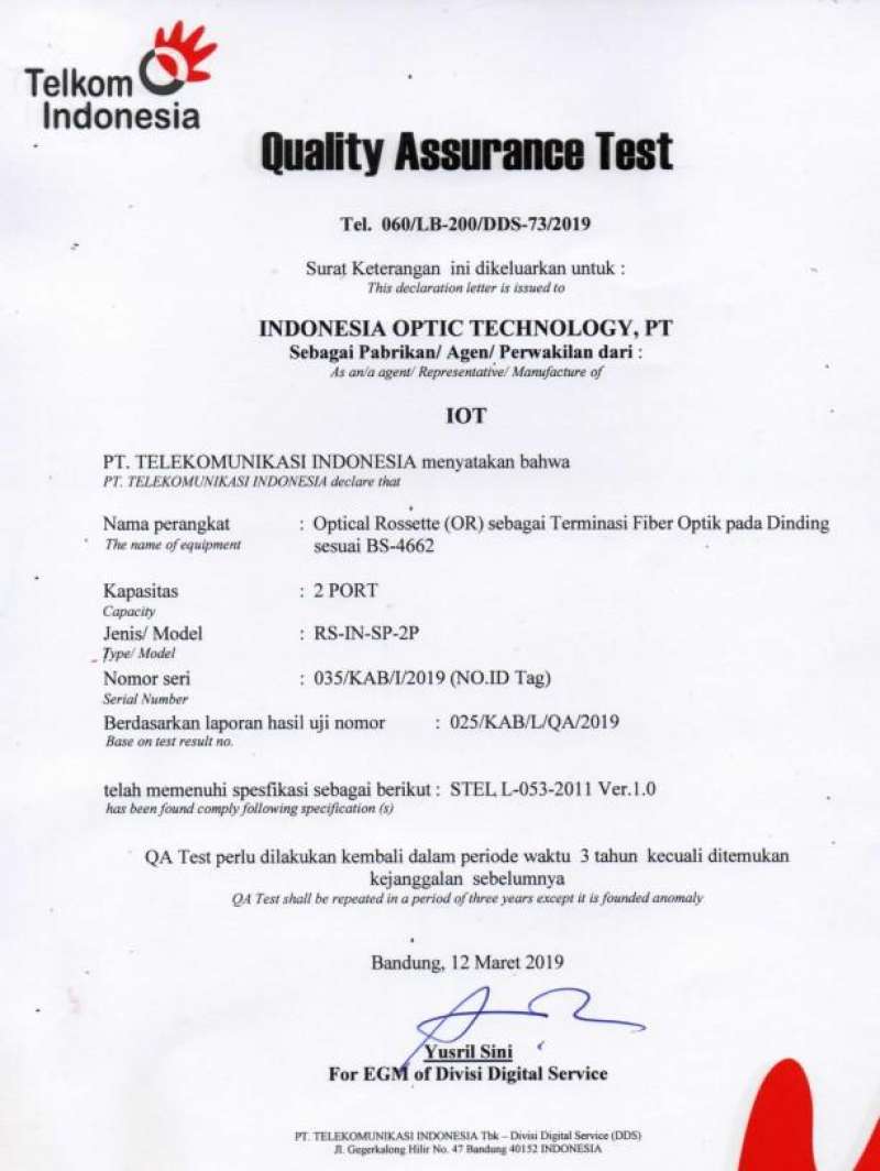 Jual Roset 1 Core Otp Iot Plus Adaptor Solid Pigtail Kosongan Lengkap ...