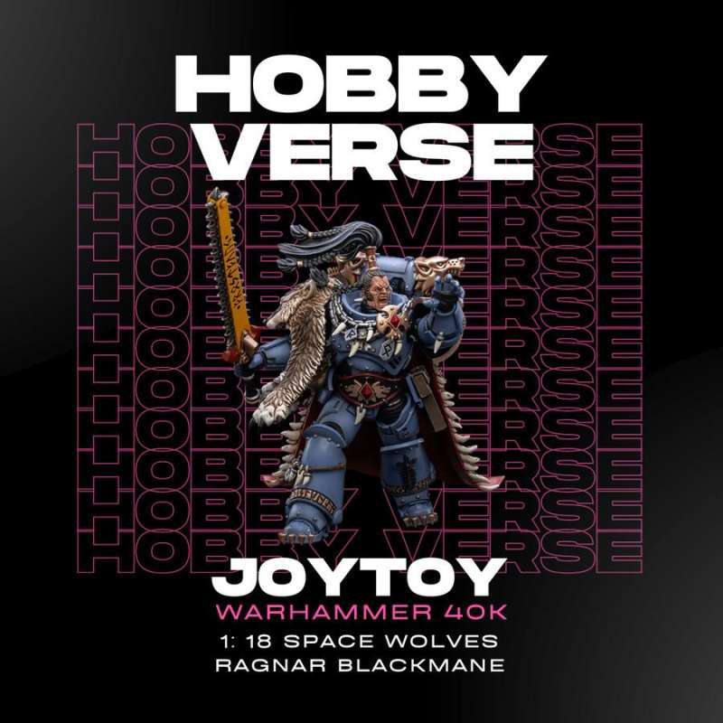 Jual Joytoy Warhammer 40k Space Wolves Ragnar Blackmane Action Figure ...