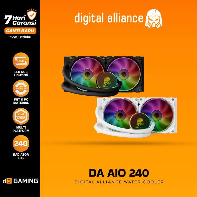 Promo Aio Digital Alliance 240 Liquid Water Cooling Cpu All-in-one Pc ...